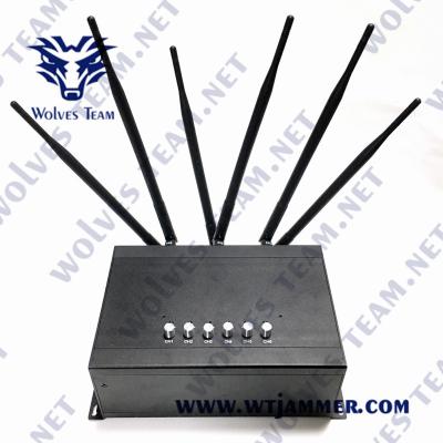 China 30W 50-70Mhz Low Frequency Signal Jammer Desktop CDMA GSM for sale