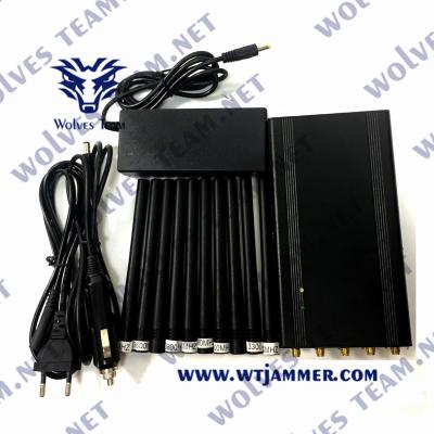 Cina Emittente di disturbo tenuta in mano fino a 20M For Cell Phone del segnale di GSM di 10 bande in vendita