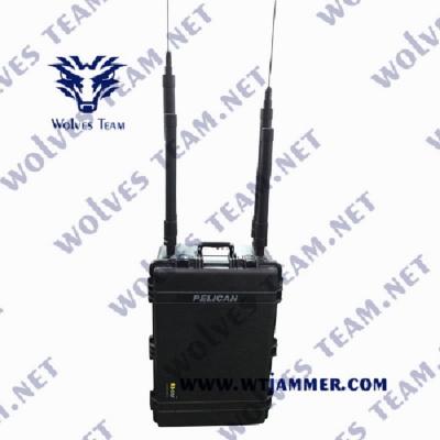 Cina Bomba portatile di WiFi GPS GSM IED dell'emittente di disturbo del segnale di VHF di frequenza ultraelevata di alto potere in vendita