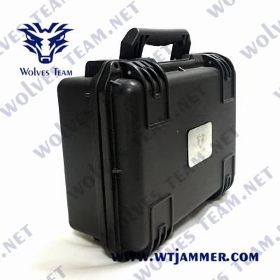 China Military Programmable EIRP 25W DDS Jammer With Handbag Design for sale