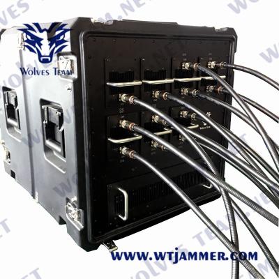 Cina Segnali cellulari ad alta potenza 3G 4G WiFi UHF VHF Bloccante di veicoli Bomb Jammer in vendita