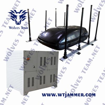 Cina 6 bande WiFi ad alta potenza1,2 g WiFi2,4 g WiFi5,8 GSM900 Ghivehicle Drone Jammer in vendita