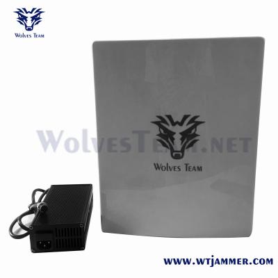 China 4 Bands Handheld VIP Protection Security 1200m GPS WiFi Drone Signal Jammer for sale