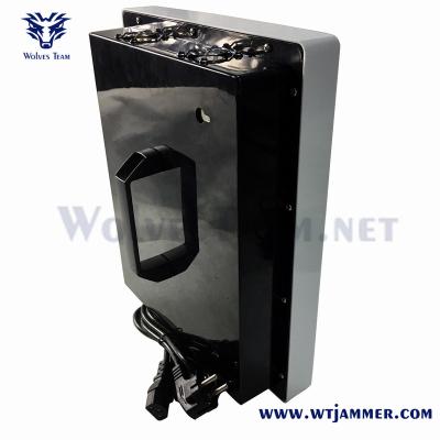 China 4 Bands Handheld VIP Protection Security 1200m GPS WiFi Drone Signal Jammer for sale