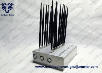 Cina Blocco mobile astuto del segnale del fuco di WiFi Bluetooth /5G/GPS/Lojack/UHF/VHF dell'emittente di disturbo del telefono cellulare in vendita