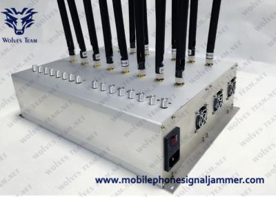 Cina Blocco mobile astuto del segnale del fuco di WiFi Bluetooth /5G/GPS/Lojack/UHF/VHF dell'emittente di disturbo del telefono cellulare in vendita