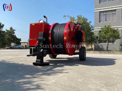 China Hydraulic Traction Overhead Line Stringing Equipment Force Speed Stepless Adjustable for sale