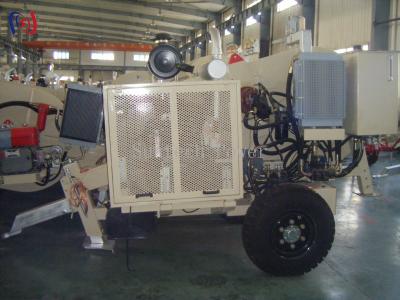 China Hydraulic Traction Overhead Line Stringing Equipment Force Speed Stepless Adjustable for sale
