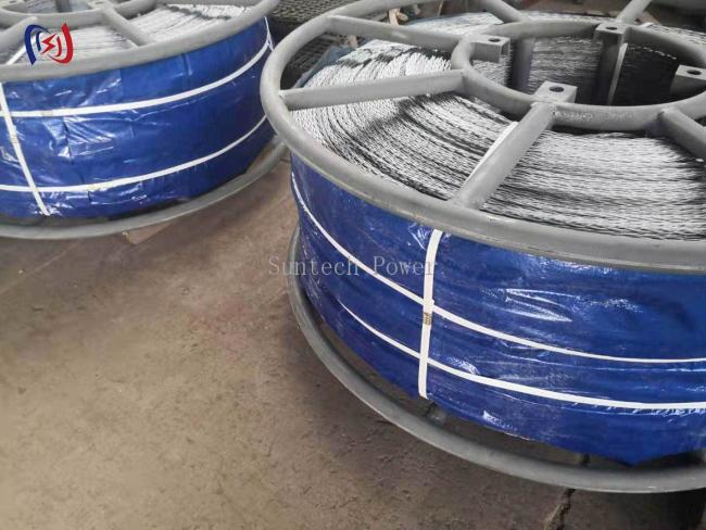 1960MPa Galvanized Steel Wire Anti-Twisting Pilot Wire Rope 9-42mm Diameter