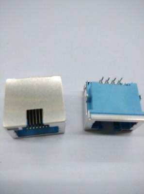 중국 LED 방패를 가진 RJ45를 침몰해 8P8C Rj45 자료 잭 전화 모듈라 잭 판매용