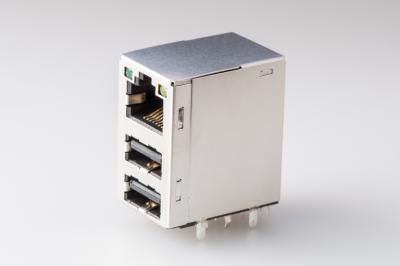 중국 여성 RJ45 자석 잭 이중 USB 2.0 이더네트 10/100 기초 - T/방패/지도하는 판매용