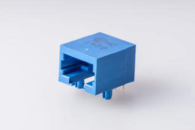 중국 지도한 탭 아래로 8P8C 없는 가득 차있는 플라스틱 RJ11 RJ45 잭은 항구 색깔 파랑을 골라냅니다 판매용