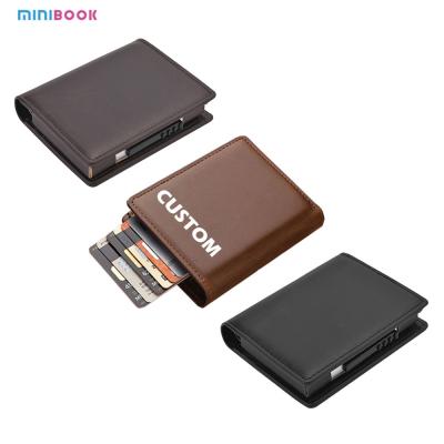 中国 男性用 アルミカードホルダー カスタム メタル ビジネス RFID ID カルテラ スリム ミニマリスト 財布 販売のため