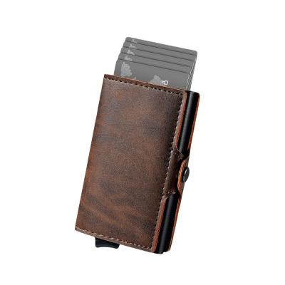 중국 10cm*6.6CM*1.5CM 남성 지갑 탄소 섬유 RFID 차단 ID 창 OEM/ODM 판매용