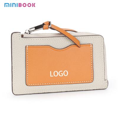 China Slim Strap Card Holder Wallet voor vrouwen OEM/ODM Geen patroon Te koop