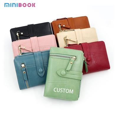China Multi-kaart Positie Leuke portemonnee met PU leer en Zipper Coin Pocket ID Window Te koop