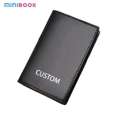 Cina Stile Moda Protezione RFID in cuoio reale Slim Logo a colori personalizzati Portatore di carta di credito in vendita