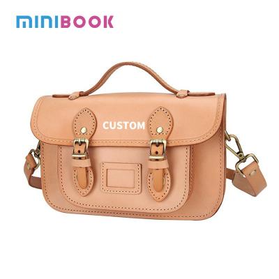 Cina Retro First-Layer Vegetable Tanned Cowhide One-Shoulder Crossbody Bag per la vita quotidiana in vendita