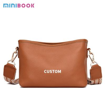 Cina Strappo singolo Pelle vera donna Sling spalla borse messaggero con spalla larga in vendita