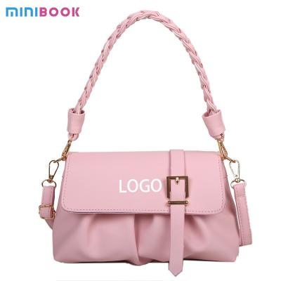 Cina High Quality Style Fold Fashion Weave Crossbody Ragazze Catene In Pelle Per Borse Donne in vendita