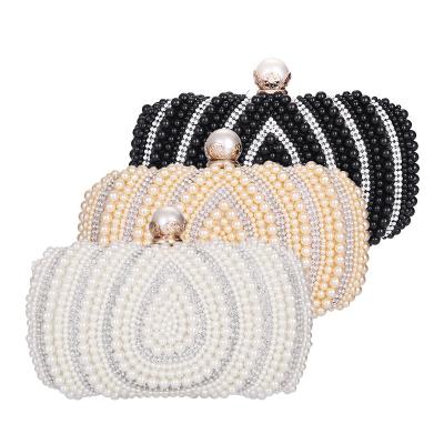 Cina Logo personalizzato Validable top donna con perline Strass Clutch per Beach Party borse da sposa in vendita