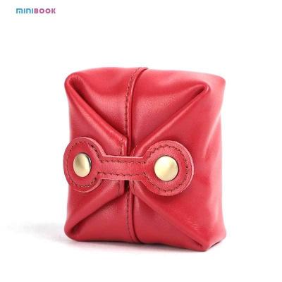 Handmade Porte Monnaie Cuir Ladies Small Retro Jewelry Storage Pouch Custom Logo