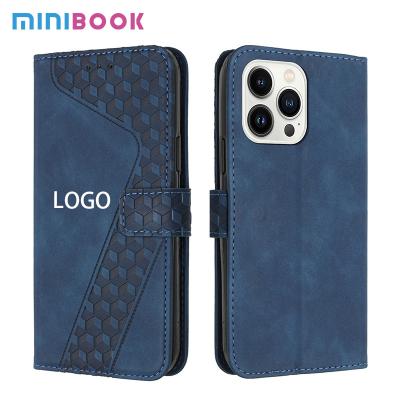 Cina Cassa in cuoio PU multifunzionale di serie Flip magnetica forte per iPhone 15 Promax in vendita