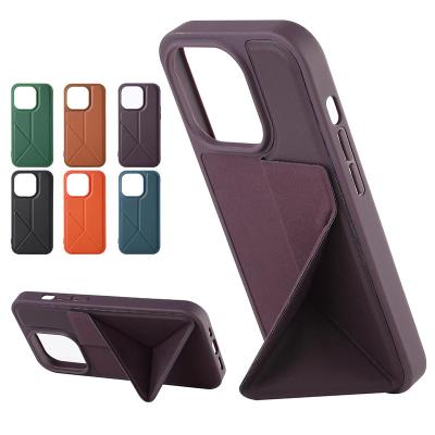 Cina Cassa per telefono in pelle di lusso per iPhone 14 14ProMax 14Pro 14Plus 13 13ProMax 13Pro 12 12Pro in vendita