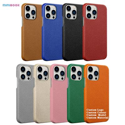 Cina Modello di lusso Minibook Cassa per telefono in pelle originale Per iPhone 13 14 Con OEM / ODM in vendita