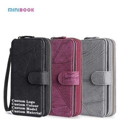 Cina Portamonete in pelle PU per iPhone 13 Pro Max Minibook multifunzione in vendita