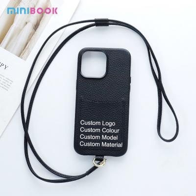 Cina Sports Design Style Crossbody Collare Lanyard Phone Case per iPhone 14 in vendita