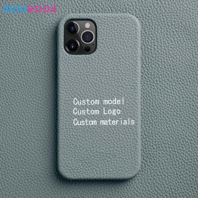 Cina Cassa per telefono in pelle di lusso per iPhone 14 Pro Max e Samsung in vendita