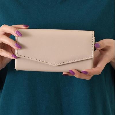 Cina Portafoglio in pelle multifunzione RFID di grande capacità per donne con chiusura aperta 0,2 kg in vendita