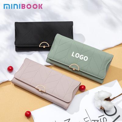 Cina Portafogli di moda femminili con design multifunzionale e frostato in pelle PU in vendita