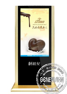中国 システム クロックが付いている 600cd/m2 明るさのキオスクのデジタル表記 販売のため