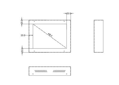 Cina Esposizione LCD del supporto a 8 pollici della parete per il video, audio, contrassegno dell'annuncio della foto in vendita