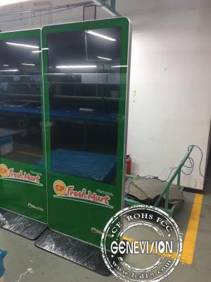 中国 55inch 700cd/m2の明るさのアンドロイドはロゴのキオスクのデジタル表記の立場の遠隔管理の広告スクリーンをカスタマイズしました 販売のため