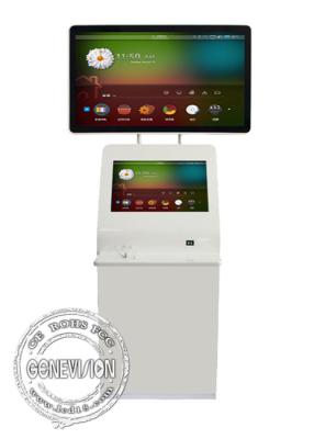 China 46+36 in Dubbele Digitale Signage Lcd van Wifi van de Touch screenkiosk/de Kiosk van de Self - servicebetaling Te koop