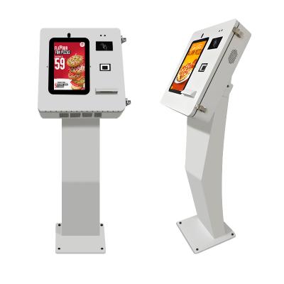 Chine Commande de restaurant Kiosque de libre-service extérieur écran tactile PCAP Kiosque de libre-service 15,6 pouces Système de postes en libre-service à vendre