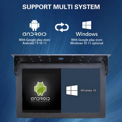 China Monitor LCD digital con wifi para autobús, montaje en techo, barra estirada de 29 pulgadas, señalización digital Android, red inalámbrica, con opción 4G en venta