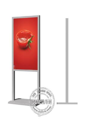 China Assoalho vertical interno do Signage de Wifi Android Digital que está o totem portátil da propaganda do Lcd 43 polegadas à venda
