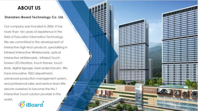 iBoard manufacturing facility and company overview