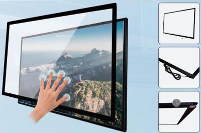 China La pantalla táctil interactiva del capítulo del tacto de 32 IR cubrió tamaño modificado para requisitos particulares 22~300 pulgadas en venta