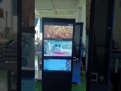 Επαφής χωρητικότητας Εμπορική οθόνη αφής Κιόσκι Διαδραστική Ψηφιακή Σήμανση Για Επαγγελματική οθόνη