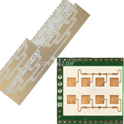 China Eficiência Aplicações Quadro de circuitos impressos de microondas RF com 4 milímetros de espaçamento mínimo e 1OZ Cu Thk à venda