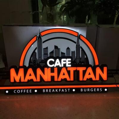 Cina Satom personalizza la luce dell'interno delle insegne al neon di marca della bevanda di Coffe in vendita