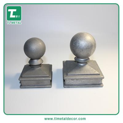 China Manufacture Aluminum die casting ball caps fence post caps pole cap for sale