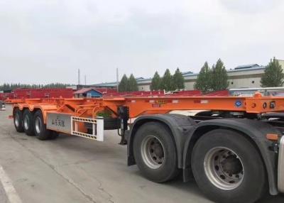 Κίνα Μέγιστη χωρητικότητα 60T 40FT εμπορευματοκιβώτιο ατσάλινου ρυμουλκούμενου 3 άξονα σκελετός ημιρυμουλκούμενο προς πώληση