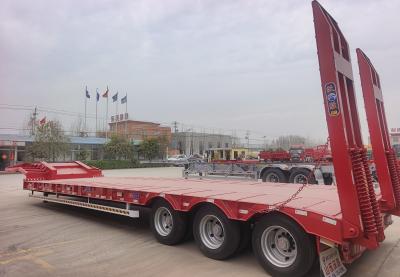 Κίνα 20ft/40ft Container Lowbed Semi Trailer για Wosheng 3/4/5/6 Άξονες και βαρύ εξοπλισμό προς πώληση