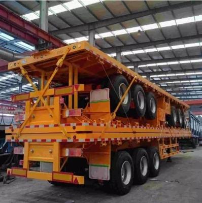 Κίνα 3 άξονες 60-80ton 20-45FT επίπεδα δεξαμενόπλοια ημιπροκατασκευή με και μέγιστο ωφέλιμο φορτίο 50000kg προς πώληση
